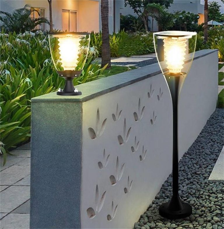 Aluminium alloy + tempered glass material solar garden light - China ...